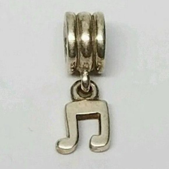 Pandora | Jewelry | Pandora Sterling Silver Music Note Bead | Poshmark